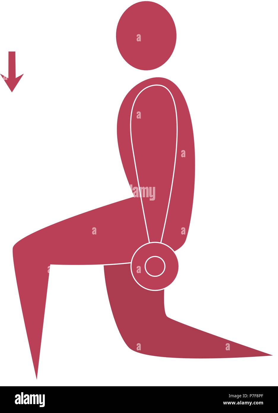 Abstract fitness person Stock Vector Image & Art - Alamy