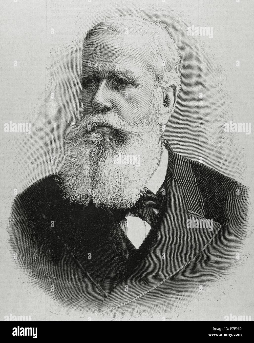 Pedro II of Brazil (1825-1891), the Magnanimous. Second and last ruler ...