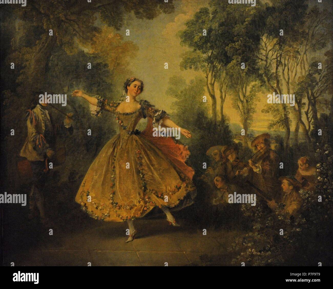 Nicolas Lancret (1690-1743). French painter. La Camargo Dancing, first ...