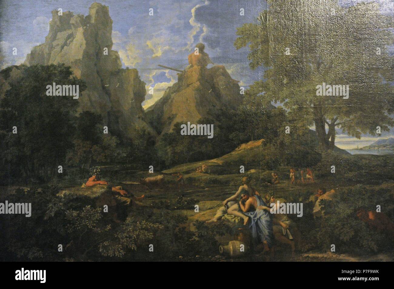 Nicolas Poussin (1594-1665). French painter. Landscape with Polyphemus ...