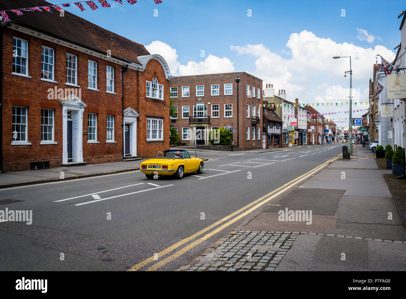 West Street in the centre of Farnham, Surrey. England, UK Stock Photo ...