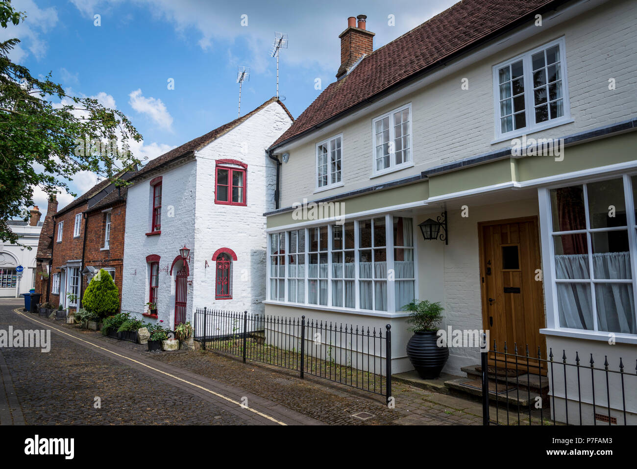 Street in the historic town centre, Farnham, Surrey. England, UK Stock ...