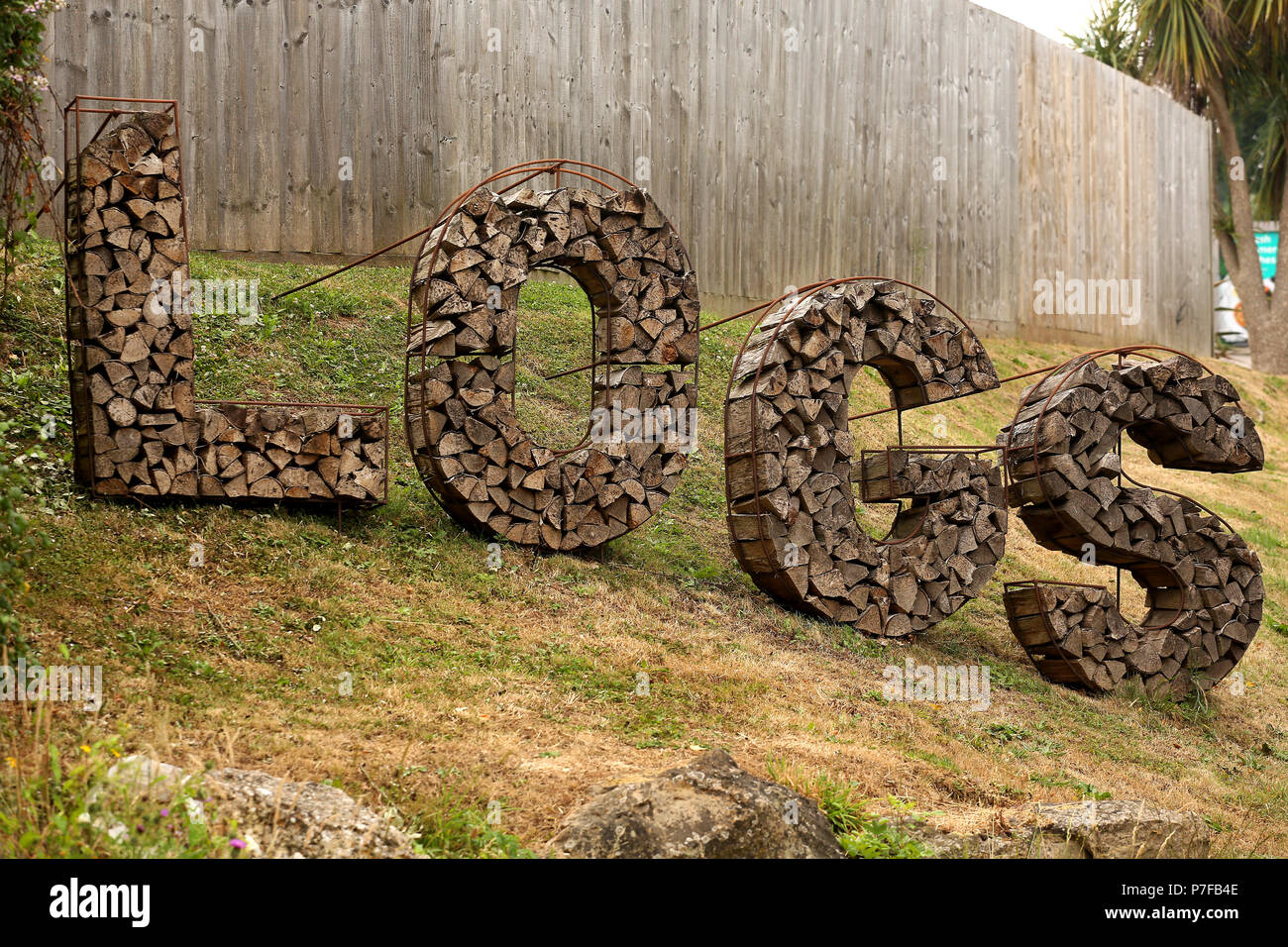 Generic picture of LOGS made up spelling the word logs which is used ...