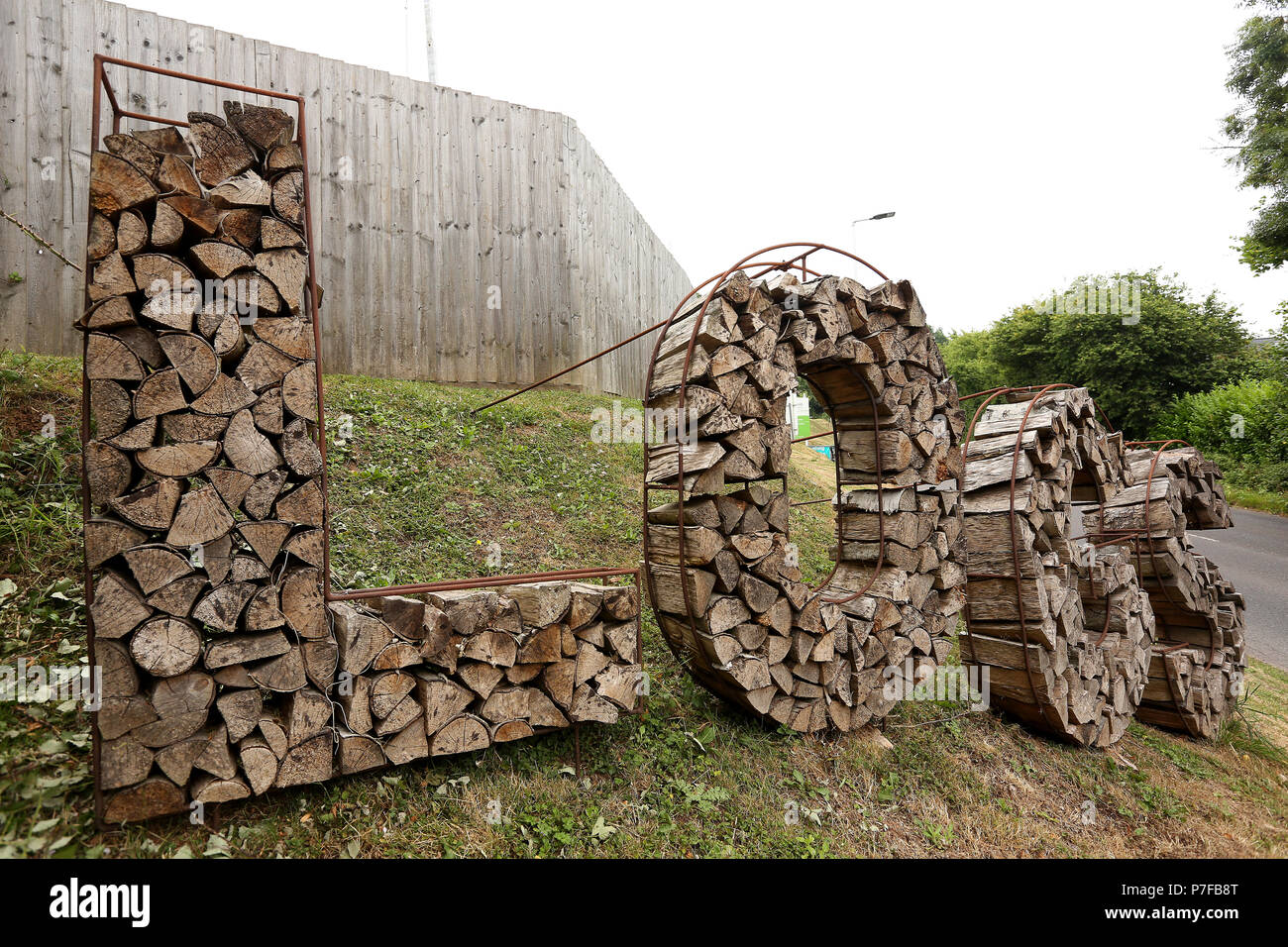 Generic picture of LOGS made up spelling the word logs which is used ...