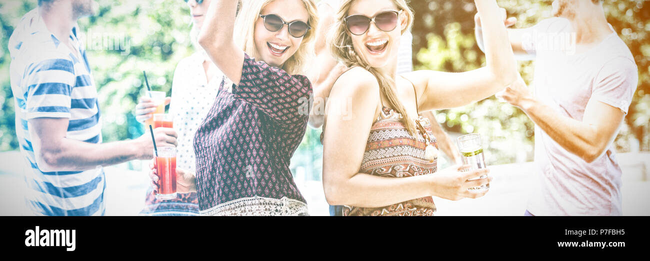 Young woman dancing barbecue hi-res stock photography and images - Alamy