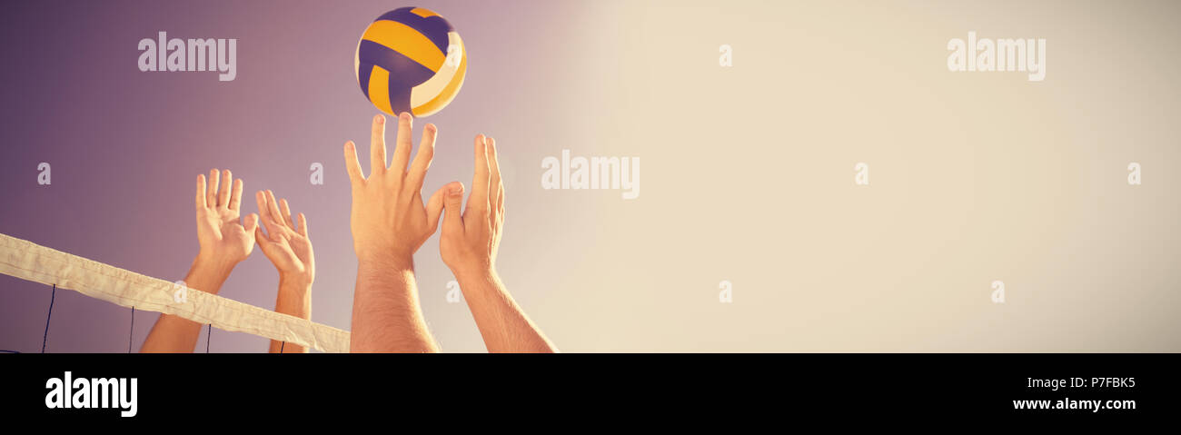 Hand volleyball hi-res stock photography and images - Alamy