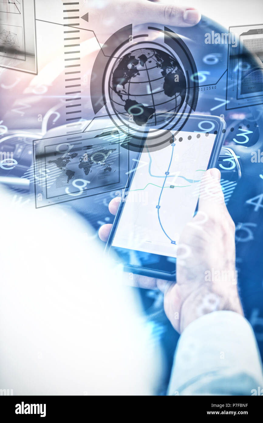 Composite image of technology interface Stock Photo - Alamy