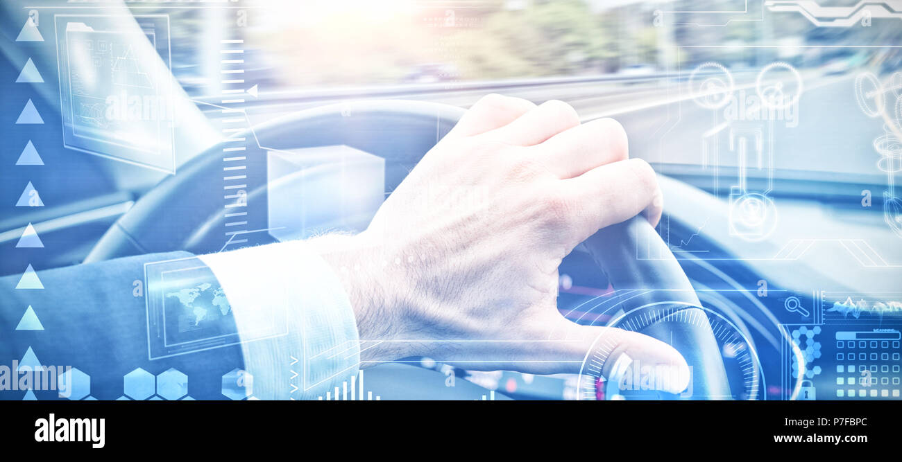 Composite image of digital interface Stock Photo - Alamy