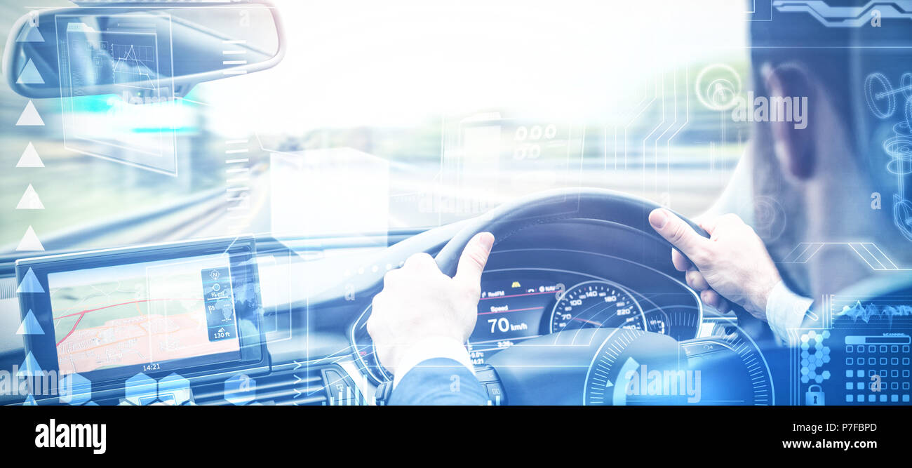 Composite image of digital interface Stock Photo - Alamy