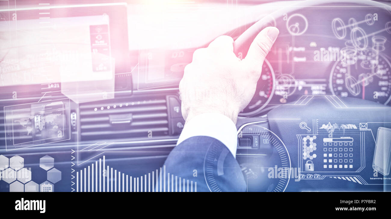 Composite image of digital interface Stock Photo - Alamy