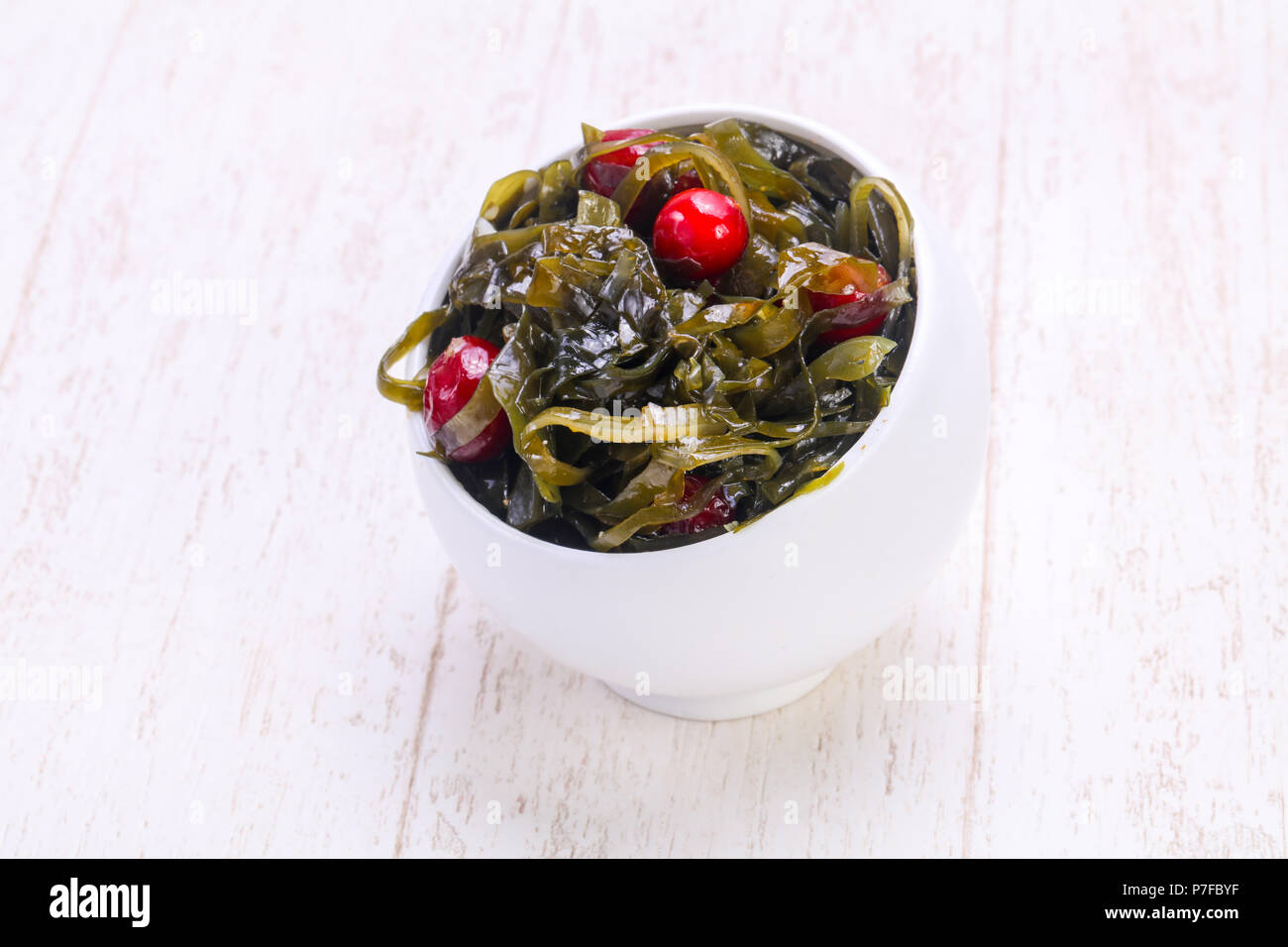 Pickled sea kale in the bowl Stock Photo - Alamy