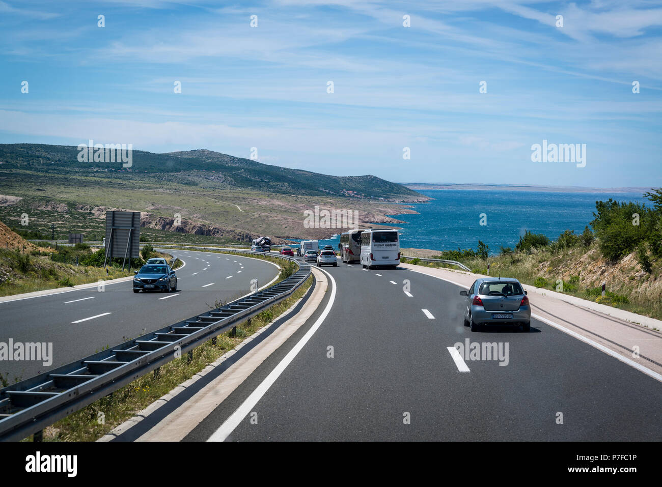 Motorway between Zagreb and Split, Croatia Stock Photo - Alamy