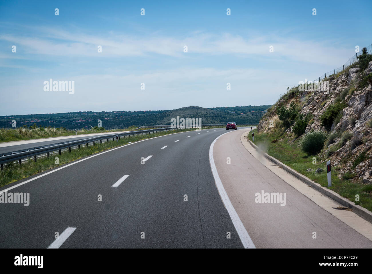 Motorway between Zagreb and Split, Croatia Stock Photo - Alamy