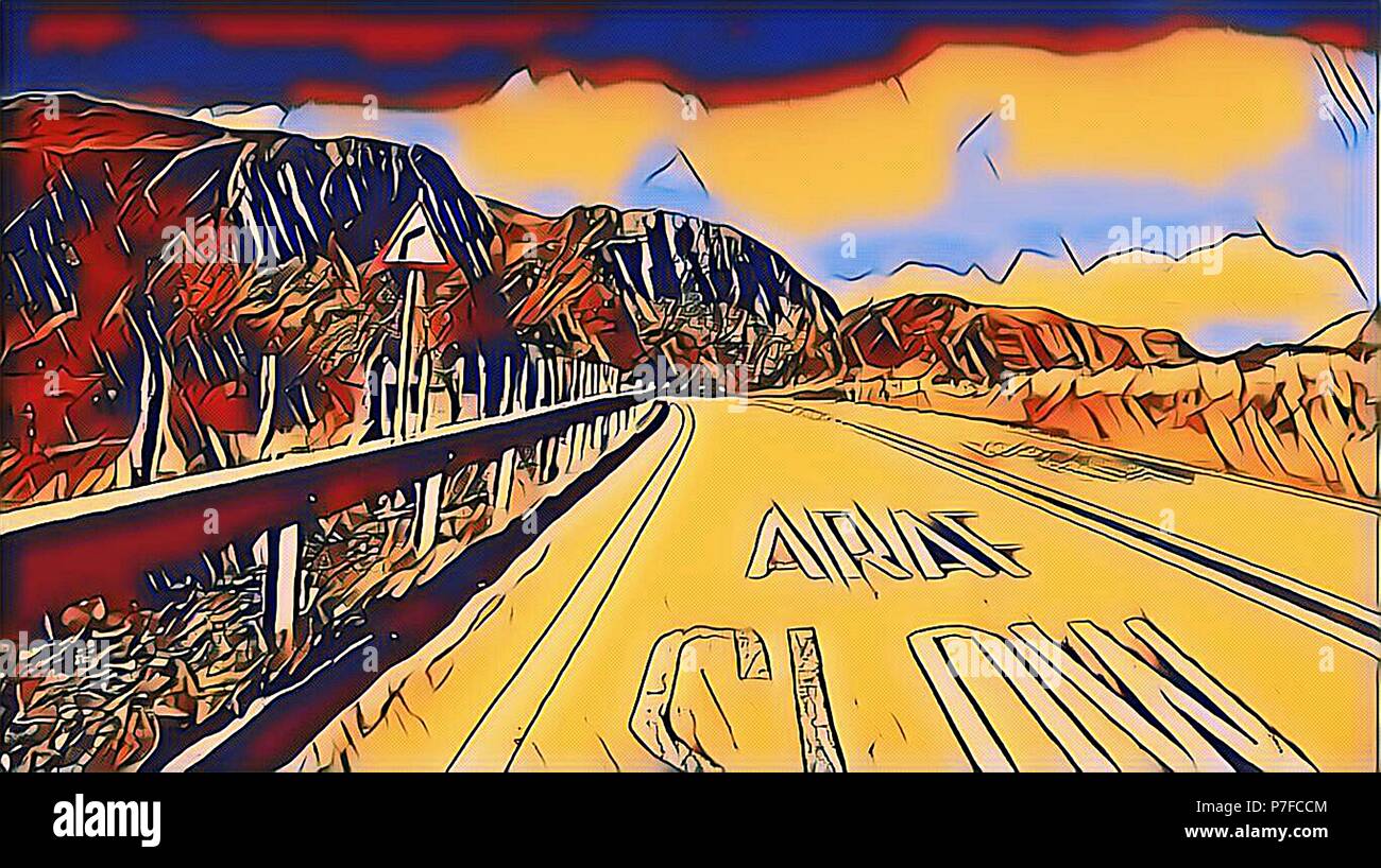 Welsh road hi-res stock photography and images - Alamy