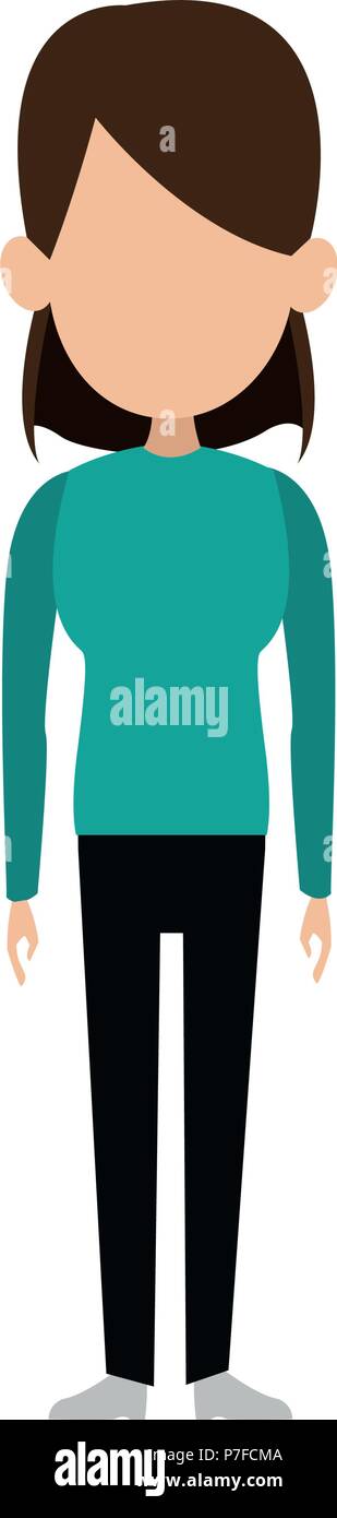 Woman cartoon isolated Stock Vector Image & Art - Alamy