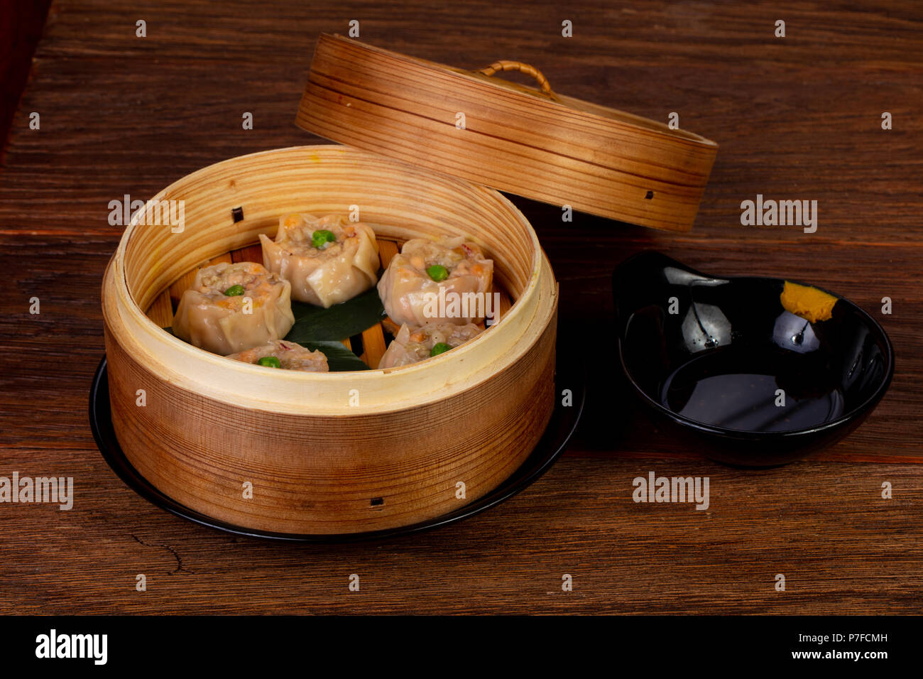 Japanese traditional dumplings with prawn Stock Photo - Alamy
