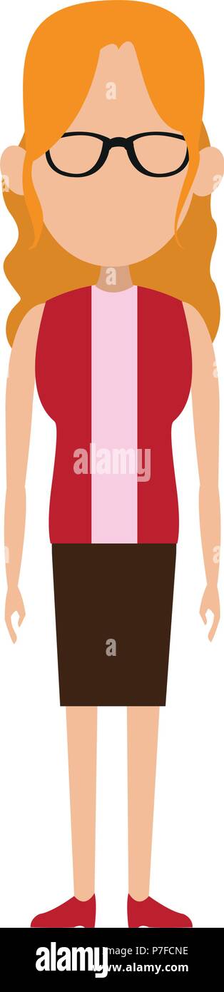 Woman cartoon isolated Stock Vector Image & Art - Alamy