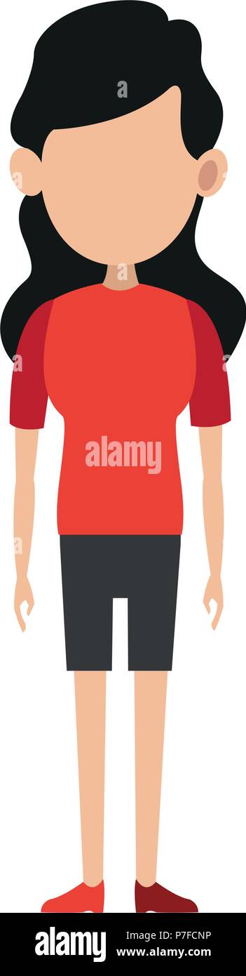 Woman cartoon isolated Stock Vector Image & Art - Alamy