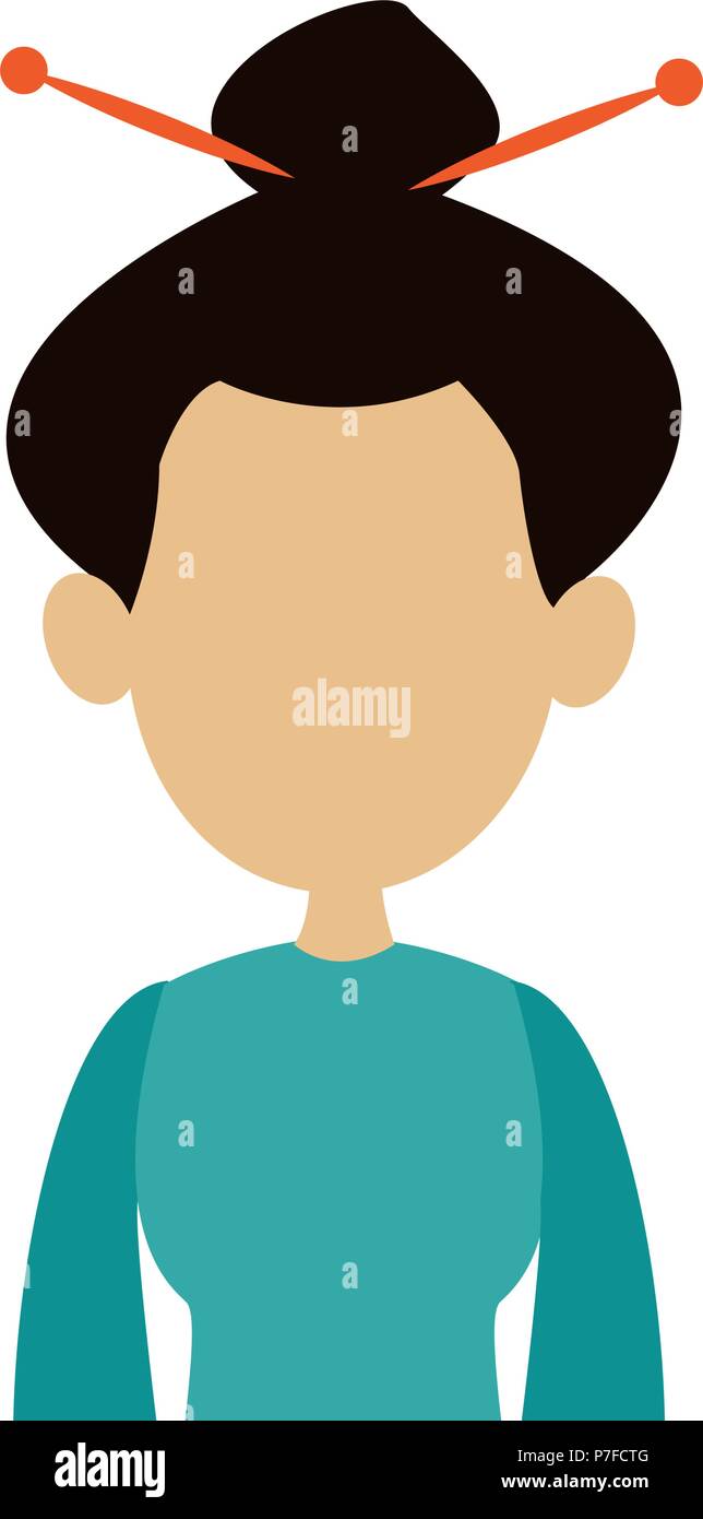 Young woman faceless profile Stock Vector Image & Art - Alamy