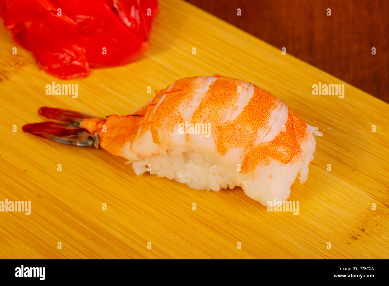Japan traditional sushi with prawn Stock Photo - Alamy