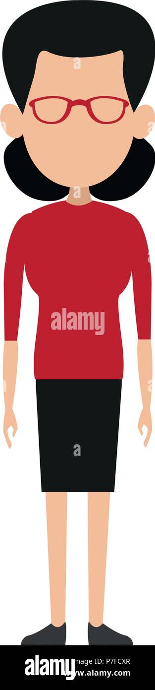 Woman cartoon isolated Stock Vector Image & Art - Alamy