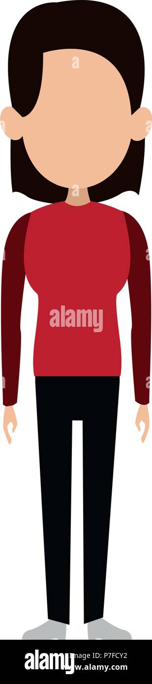 Woman cartoon isolated Stock Vector Image & Art - Alamy