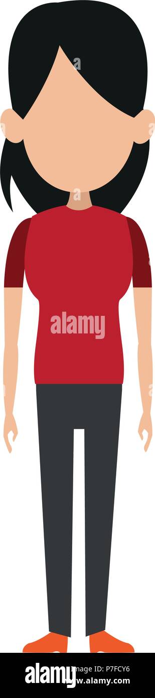 Woman cartoon isolated Stock Vector Image & Art - Alamy