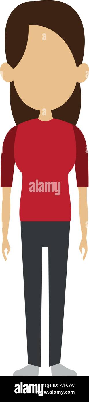 Woman cartoon isolated Stock Vector Image & Art - Alamy