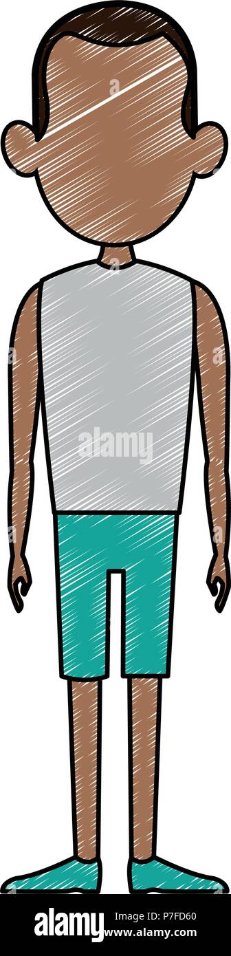 Man cartoon isolated scribble Stock Vector Image & Art - Alamy