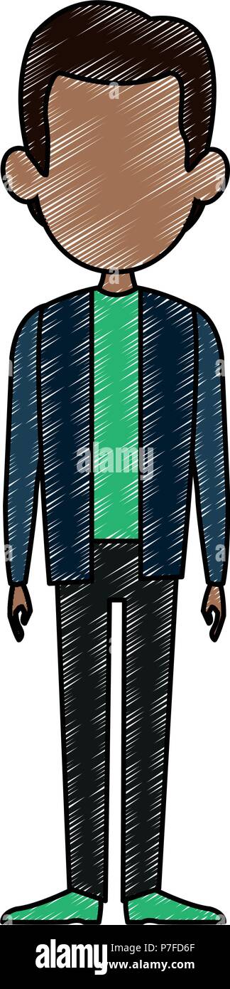 Man cartoon isolated scribble Stock Vector Image & Art - Alamy
