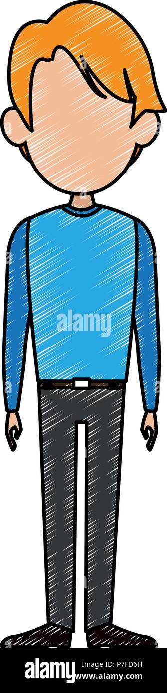 Man cartoon isolated scribble Stock Vector Image & Art - Alamy