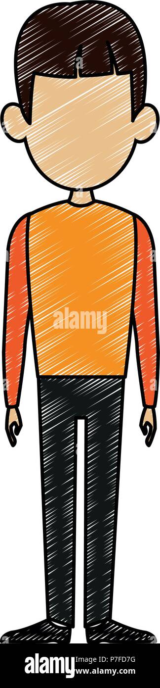 Man cartoon isolated scribble Stock Vector Image & Art - Alamy