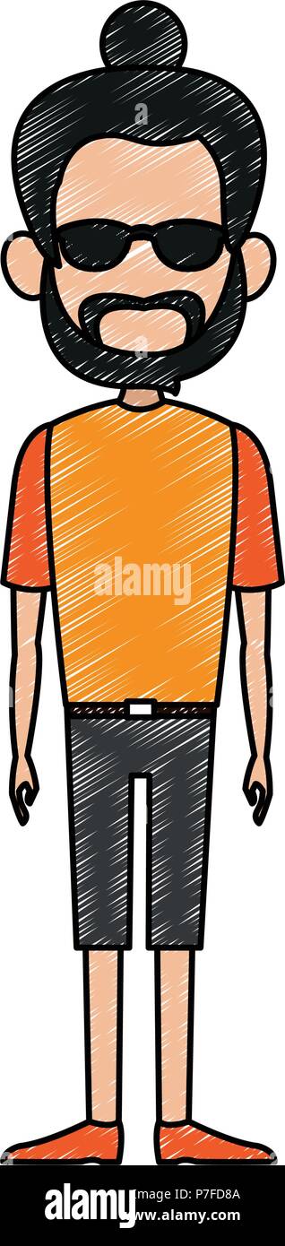 Man cartoon isolated scribble Stock Vector Image & Art - Alamy