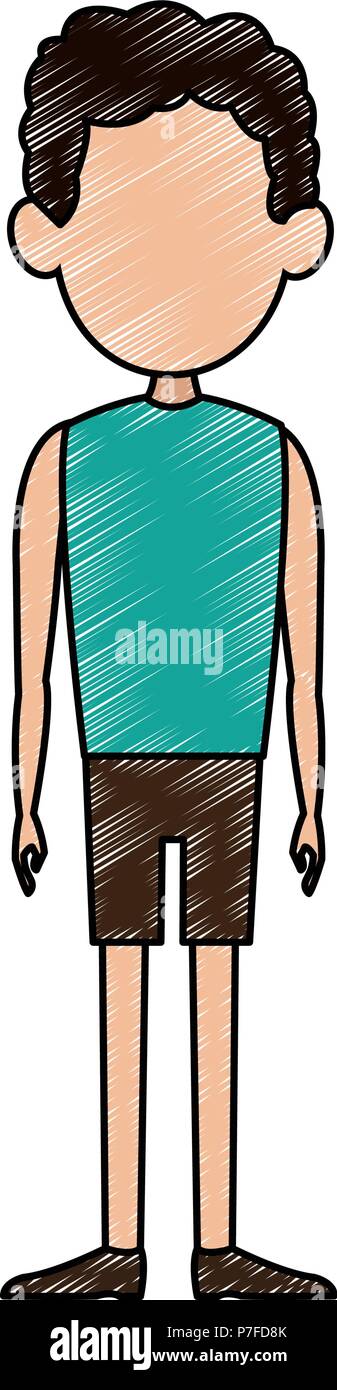 Man cartoon isolated scribble Stock Vector Image & Art - Alamy
