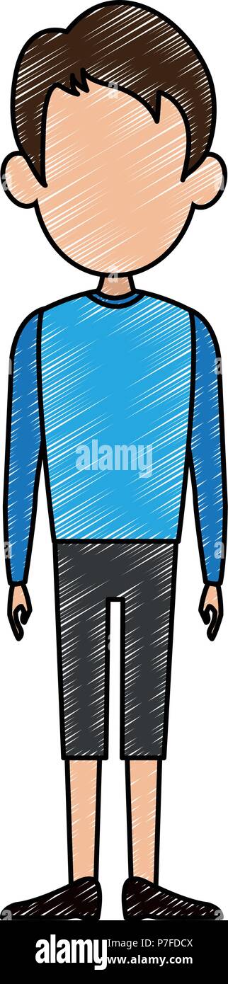 Man cartoon isolated scribble Stock Vector Image & Art - Alamy