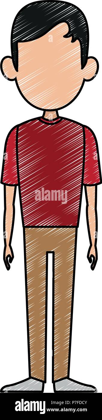 Man cartoon isolated scribble Stock Vector Image & Art - Alamy