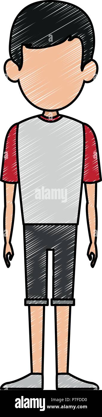 Man cartoon isolated scribble Stock Vector Image & Art - Alamy