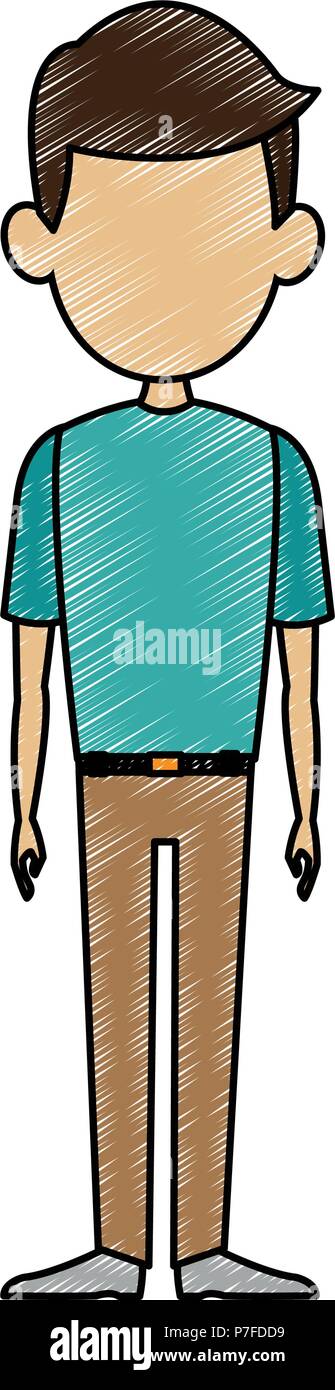 Man cartoon isolated scribble Stock Vector Image & Art - Alamy