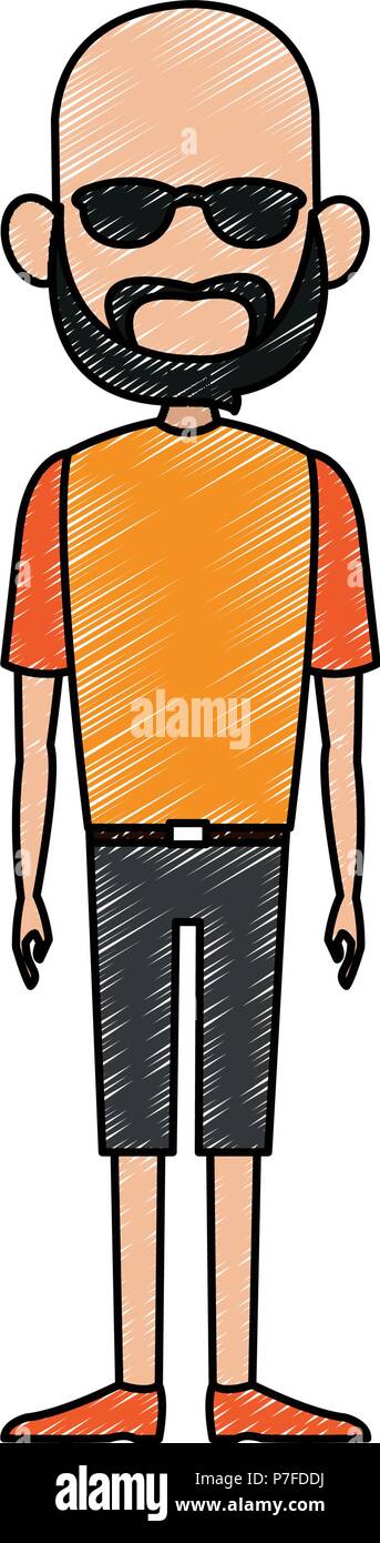 Man cartoon isolated scribble Stock Vector Image & Art - Alamy