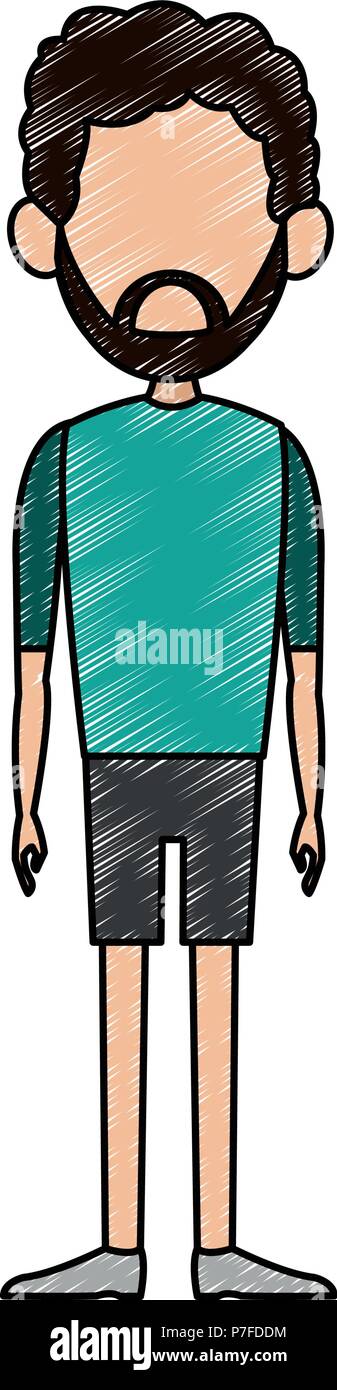Man cartoon isolated scribble Stock Vector Image & Art - Alamy