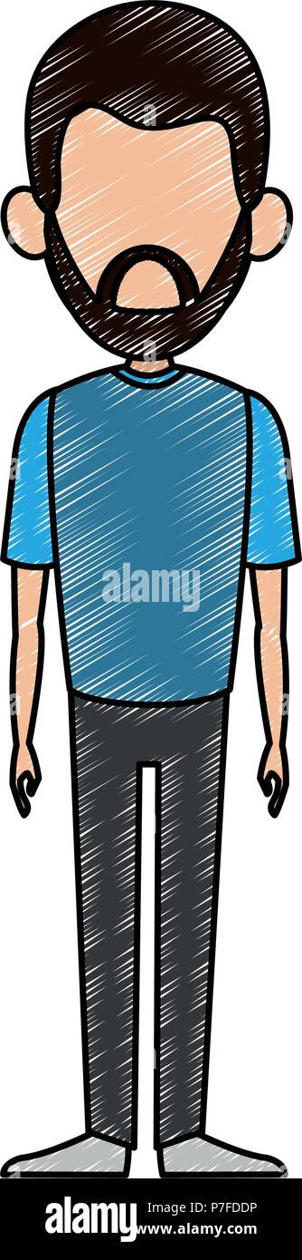 Man cartoon isolated scribble Stock Vector Image & Art - Alamy