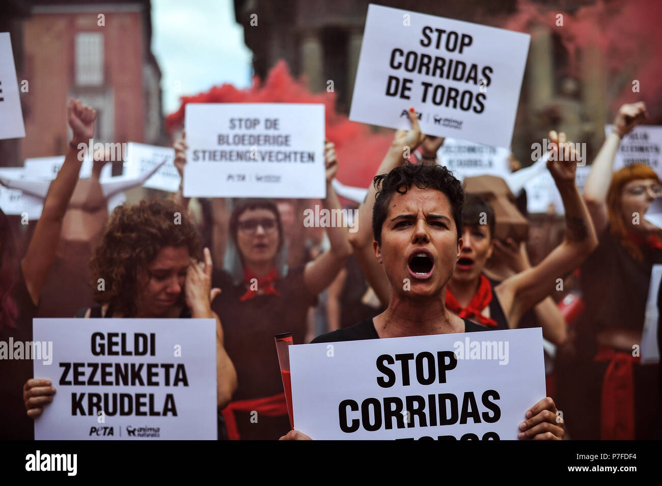 Peta protest in spain hi-res stock photography and images - Alamy