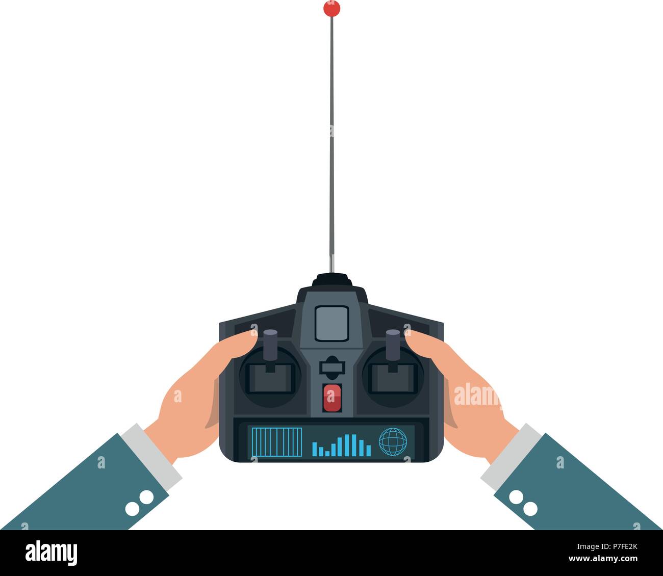 Drone remote control Stock Vector Image & Art - Alamy