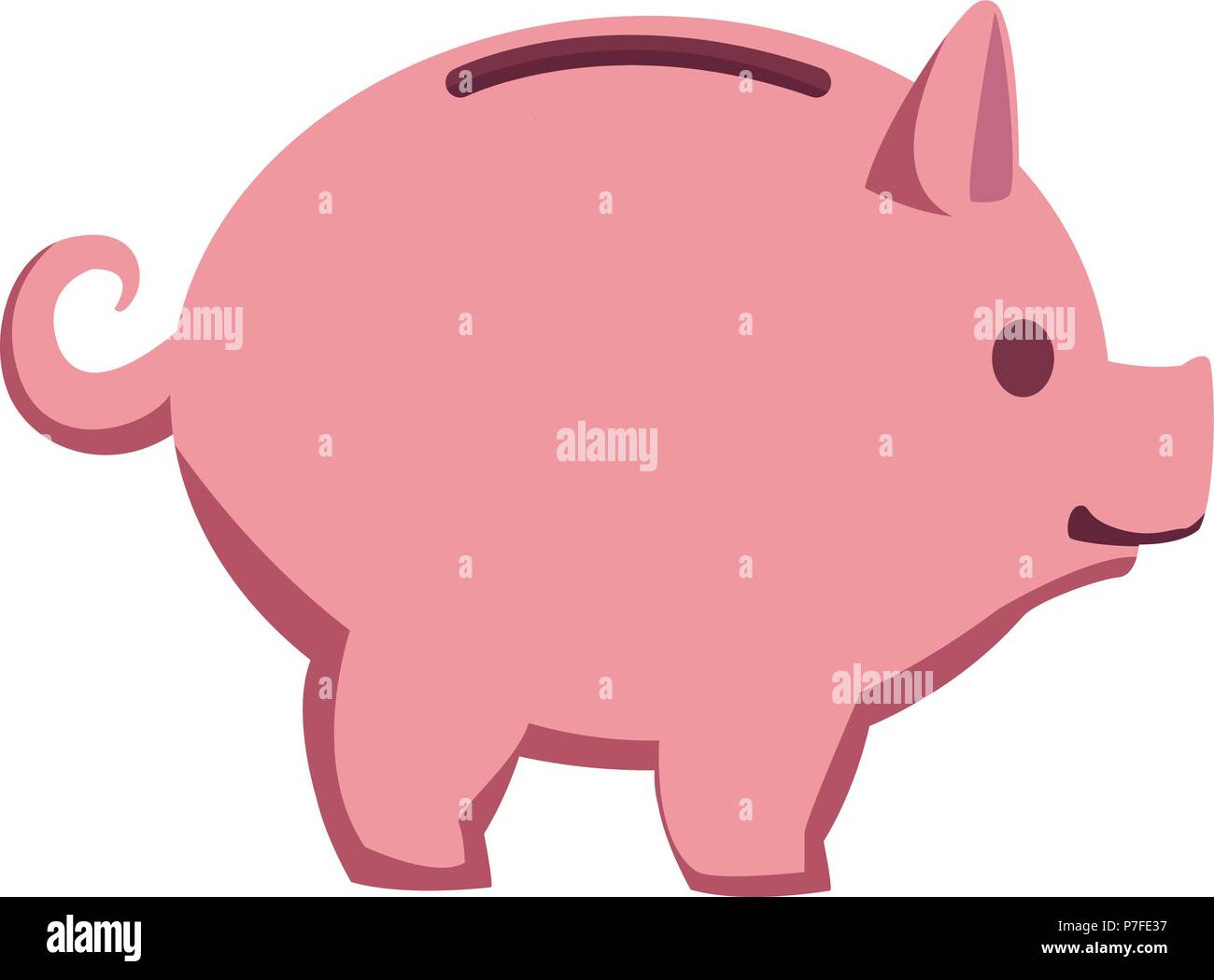 Young adult saving money Stock Vector Images - Alamy