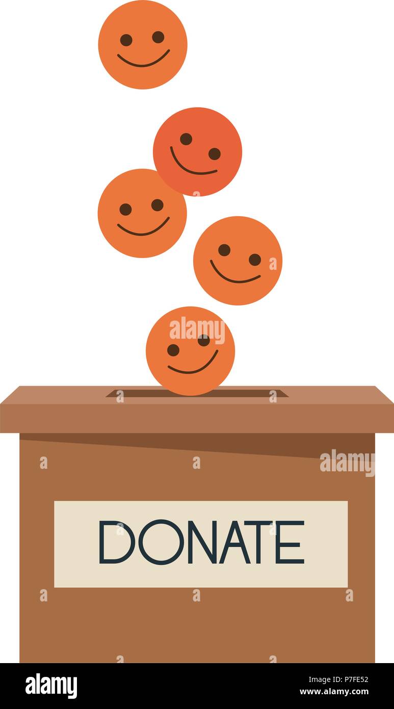 Clothes donation cardboard box Stock Vector Images - Alamy