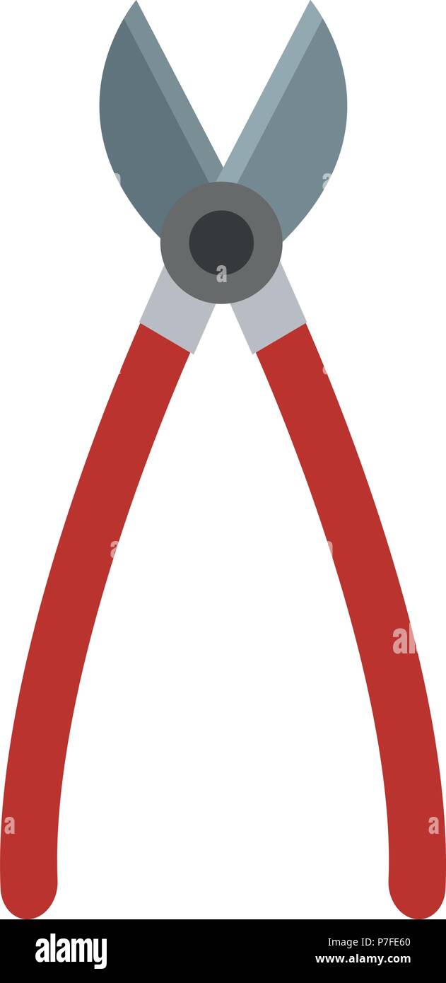 Green garden secateurs pruning Stock Vector Images - Alamy