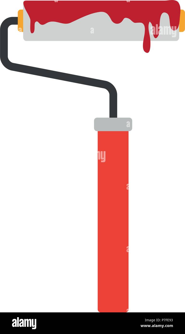 Paint rolling pin Stock Vector Image & Art - Alamy