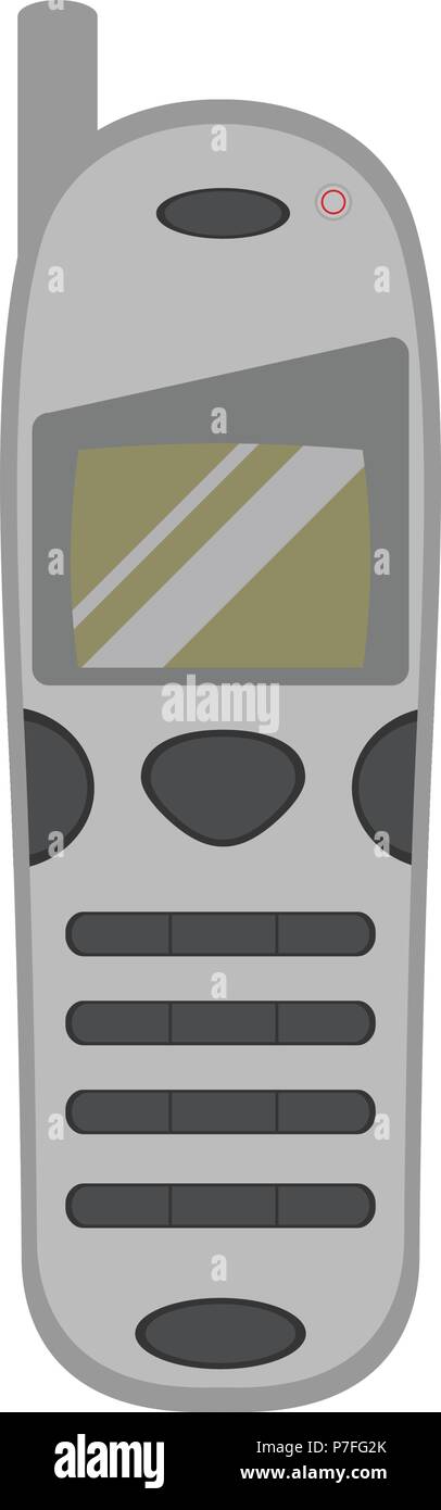 Isolated old cellphone icon Stock Vector Image & Art - Alamy