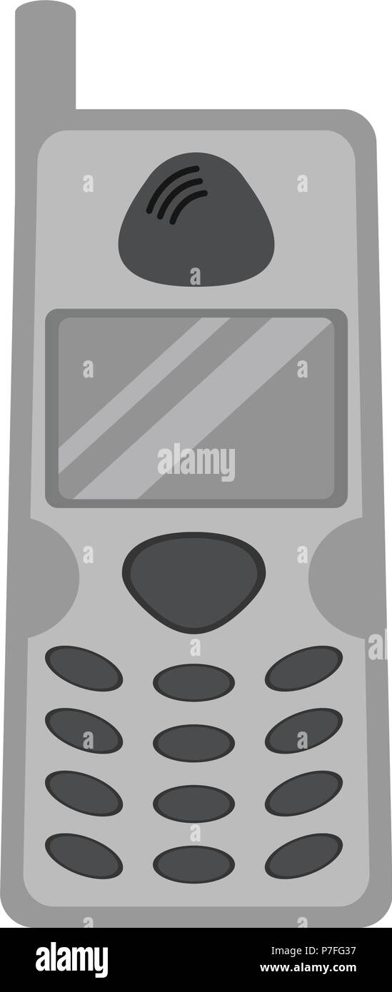 Isolated old cellphone icon Stock Vector Image & Art - Alamy