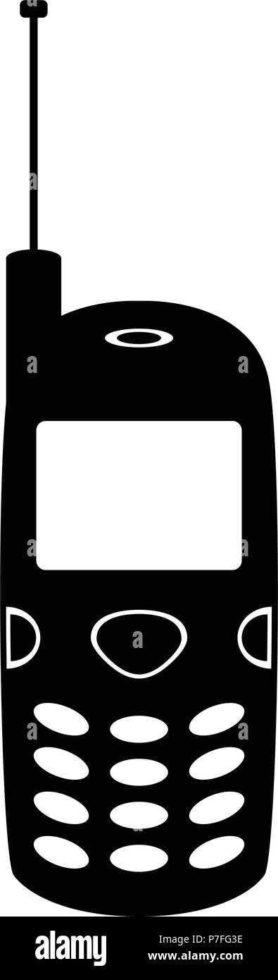 Isolated old cellphone icon Stock Vector Image & Art - Alamy